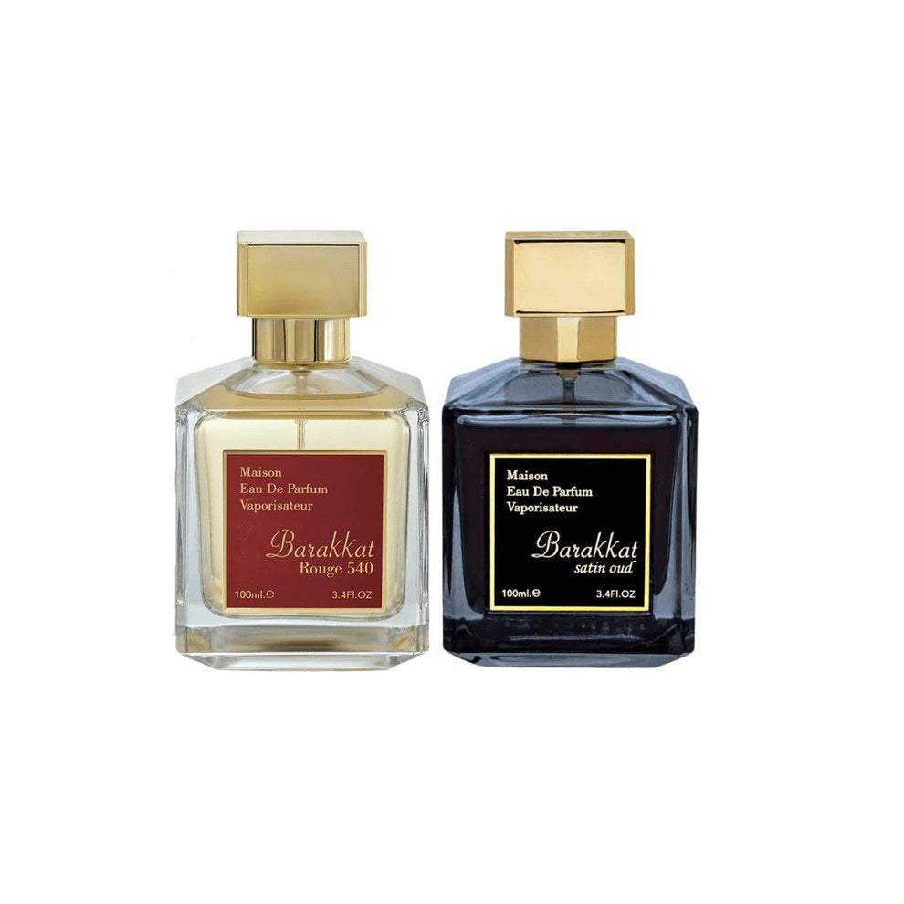 Barakkat Rouge 540 & Satin Oud 100ml – Tega Scents