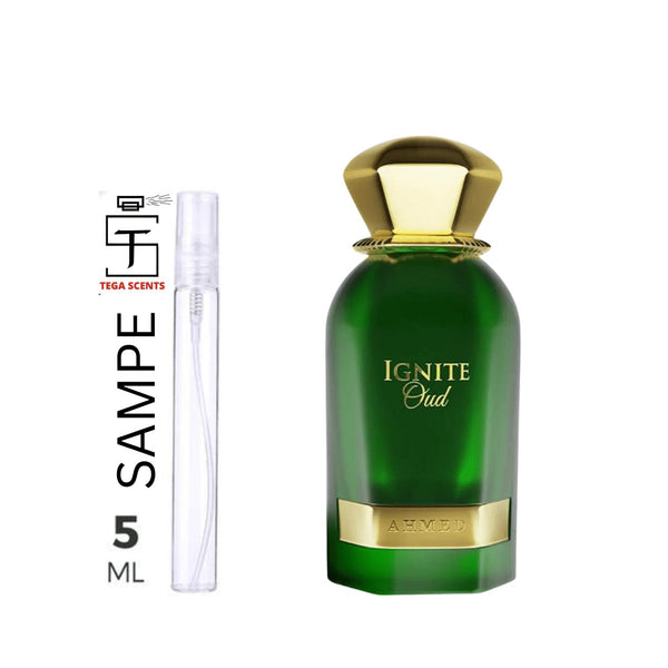 Ignite Oud EDP by Ahmed Al Maghribi 5ml – Tega Scents
